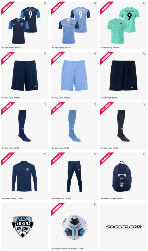 Senior Select - Blue Red - FKK | Florida Kraze Krush