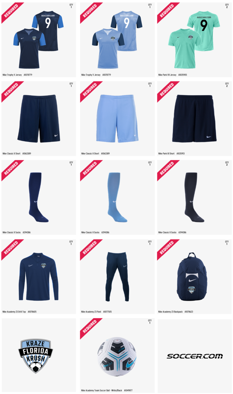 Senior Select - Blue Red - FKK | Florida Kraze Krush